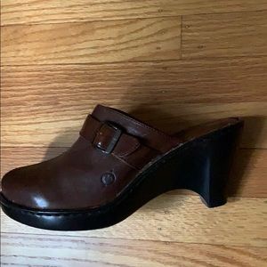 Born | Shoes | Born Dark Brown Leather Vintage Clog | Poshmark